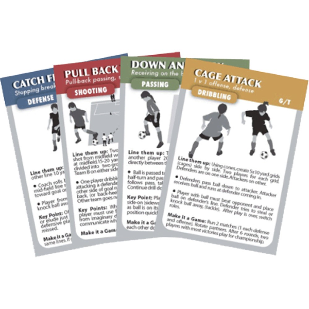 Coach Deck Flash Cards - Soccer | Comprehensive Coaching Tool\"\n
